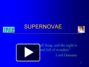 PPT – SUPERNOVAE PowerPoint presentation | free to view - id: e9666-YjAxZ