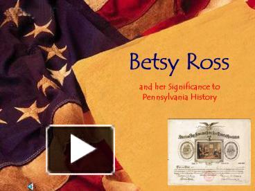 Betsy Ross presentation | free to download
