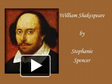 PPT – William Shakespeare PowerPoint presentation | free to view - id ...
