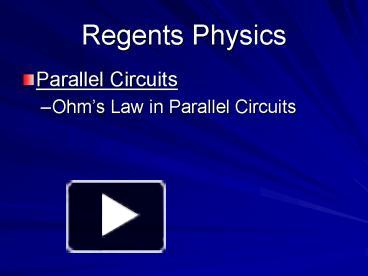 Regents Physics presentation | free to view