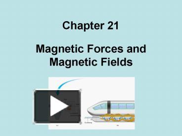 Magnetic Forces and Magnetic Fields presentation | free to view