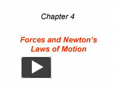 Forces and Newtons Laws of Motion presentation | free to view