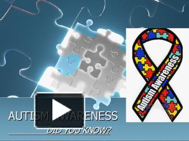 AUTISM AWARENESS presentation | free to download