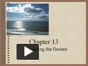 PPT – Exploring the Oceans PowerPoint presentation | free to view - id ...