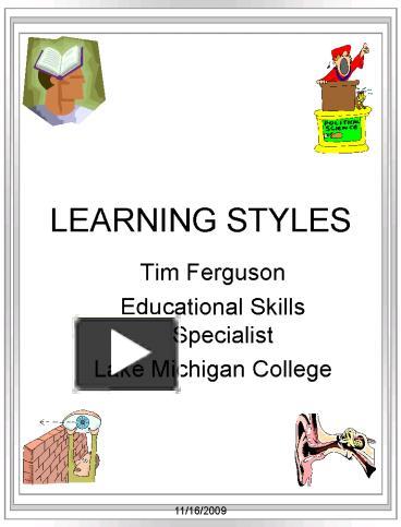 LEARNING STYLES presentation | free to view