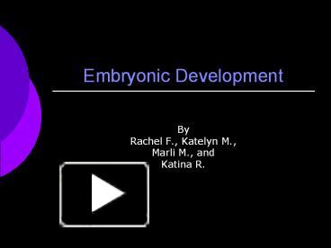 Embryonic Development presentation | free to download