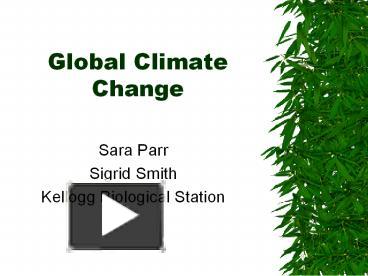 Global Climate Change presentation | free to download