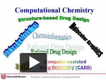 PPT – Computational Chemistry PowerPoint presentation | free to view ...