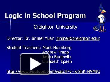 PPT – Logic in School Program PowerPoint presentation | free to ...