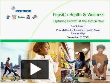PPT – PepsiCo National Sales Meeting PowerPoint presentation | free to ...