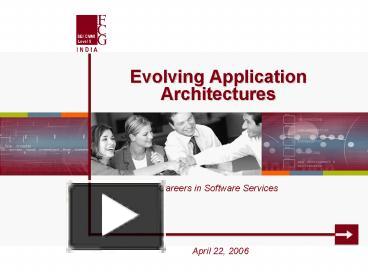 PPT – Evolving Application Architectures PowerPoint presentation | free ...