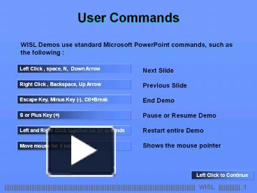 PPT – User Commands PowerPoint presentation | free to download - id ...