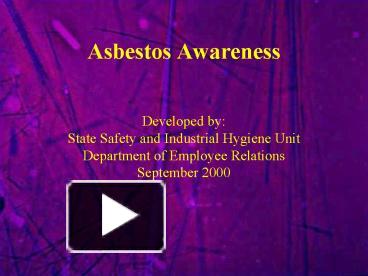 PPT – Asbestos Awareness PowerPoint presentation | free to view - id ...