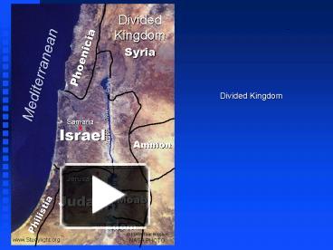 Divided Kingdom of Israel presentation | free to view