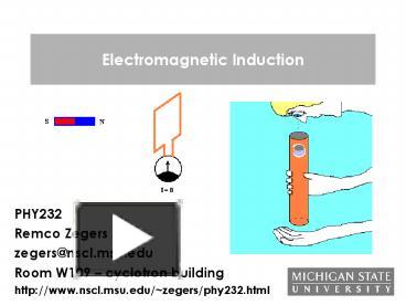 Electromagnetic Induction presentation | free to view