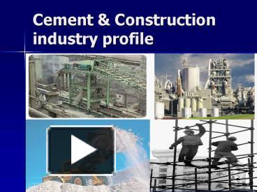 Cement presentation | free to view