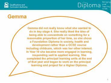 Gemma presentation | free to view