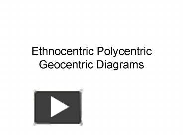 Ethnocentric Polycentric Geocentric Diagrams presentation | free to view