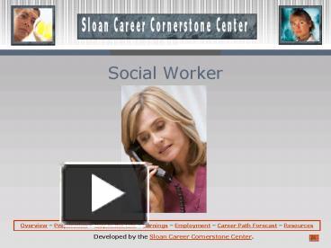 Social Worker presentation | free to view