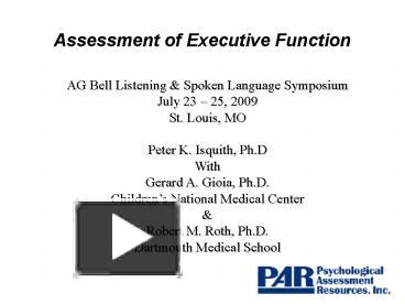 PPT – BRIEF Talk Fred Co PowerPoint presentation | free to view - id ...