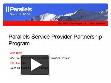 Parallels PPT Template presentation | free to view