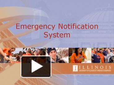 PPT – Emergency Notification System PowerPoint presentation | free to ...