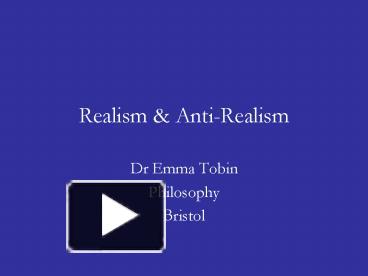 PPT – Realism PowerPoint presentation | free to view - id: 107456-ZDc1Z