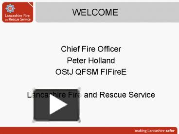 PPT – Chief Fire Officer PowerPoint presentation | free to view - id ...
