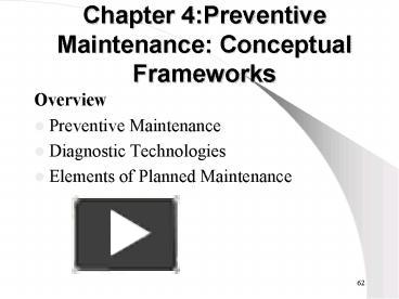 Chapter 4:Preventive Maintenance: Conceptual Frameworks presentation ...