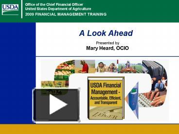 A Look Ahead presentation | free to view