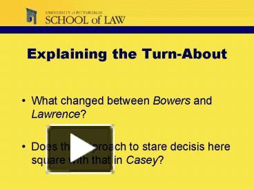 Explaining the TurnAbout presentation | free to view