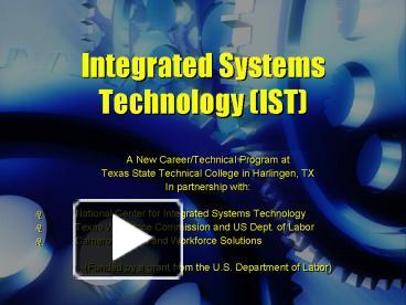 PPT – Integrated Systems Technology IST PowerPoint presentation | free ...