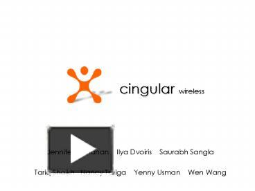 PPT – cingular wireless PowerPoint presentation | free to download - id ...