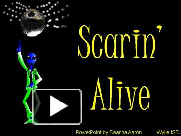 Scarin Alive presentation | free to view