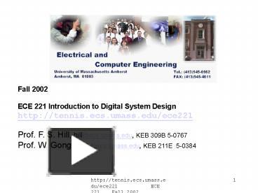 PPT – Fall 2002 PowerPoint presentation | free to view - id: 10b77f-ZDc1Z