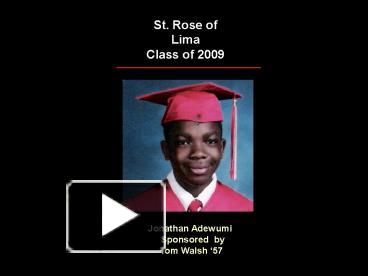 Jonathan Adewumi presentation | free to view
