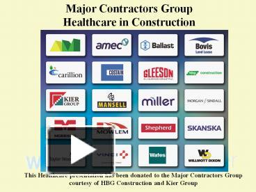 PPT – Major Contractors Group PowerPoint presentation | free to ...