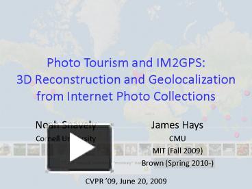 PPT – Noah Snavely PowerPoint presentation | free to download - id ...