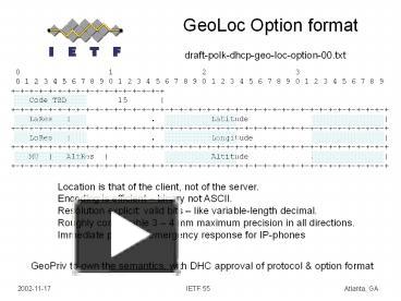 PPT – GeoLoc Option format PowerPoint presentation | free to download ...