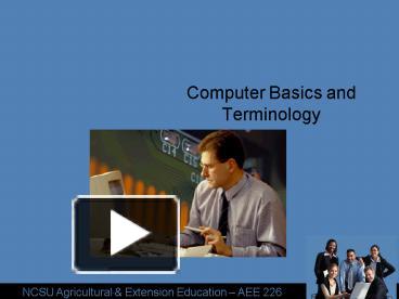 Computer Basics and Terminology presentation | free to view