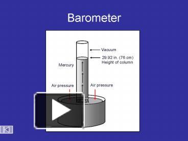 Barometer presentation | free to view