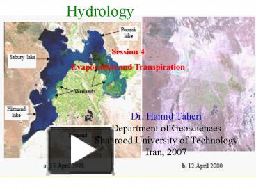 PPT – Hydrology PowerPoint presentation | free to view - id: 10ec10-NWNhY