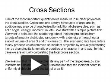 PPT – Cross Sections PowerPoint presentation | free to view - id: 10f91 ...
