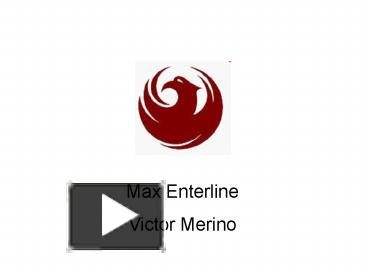 PPT – Max Enterline PowerPoint presentation | free to view - id: 11008b ...