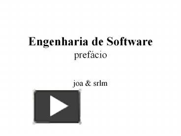 PPT – Engenharia%20de%20Software%20pref PowerPoint presentation | free ...