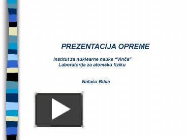 PREZENTACIJA OPREME presentation | free to view