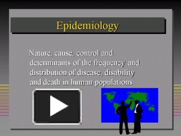 Epidemiology presentation | free to view