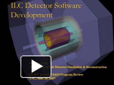 PPT – ILC Detector Software Development PowerPoint presentation | free ...