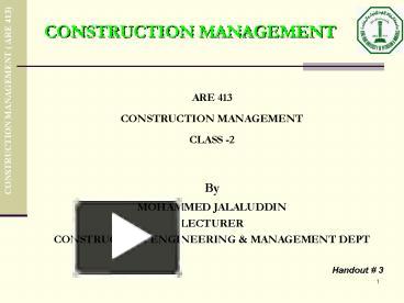 BUILD OPERATE TRANSFER presentation | free to view