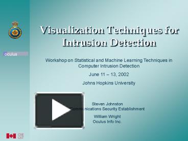Visualization Techniques for Intrusion Detection presentation | free to ...